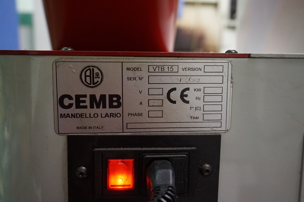 CEMB Model VTB 15 Vertical Dynamic Balancing Machine