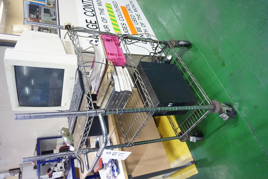 Mobile Steel Work Table 600mm x 500mm